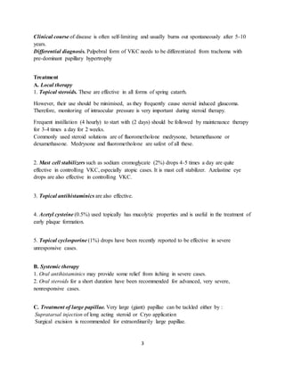 Vernal Keratoconjuctivitis.docx | Eye and Vision Conditions | Diseases ...