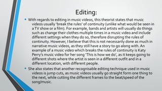 Carol Vernallis- Functions and meanings of music video editing | ODP
