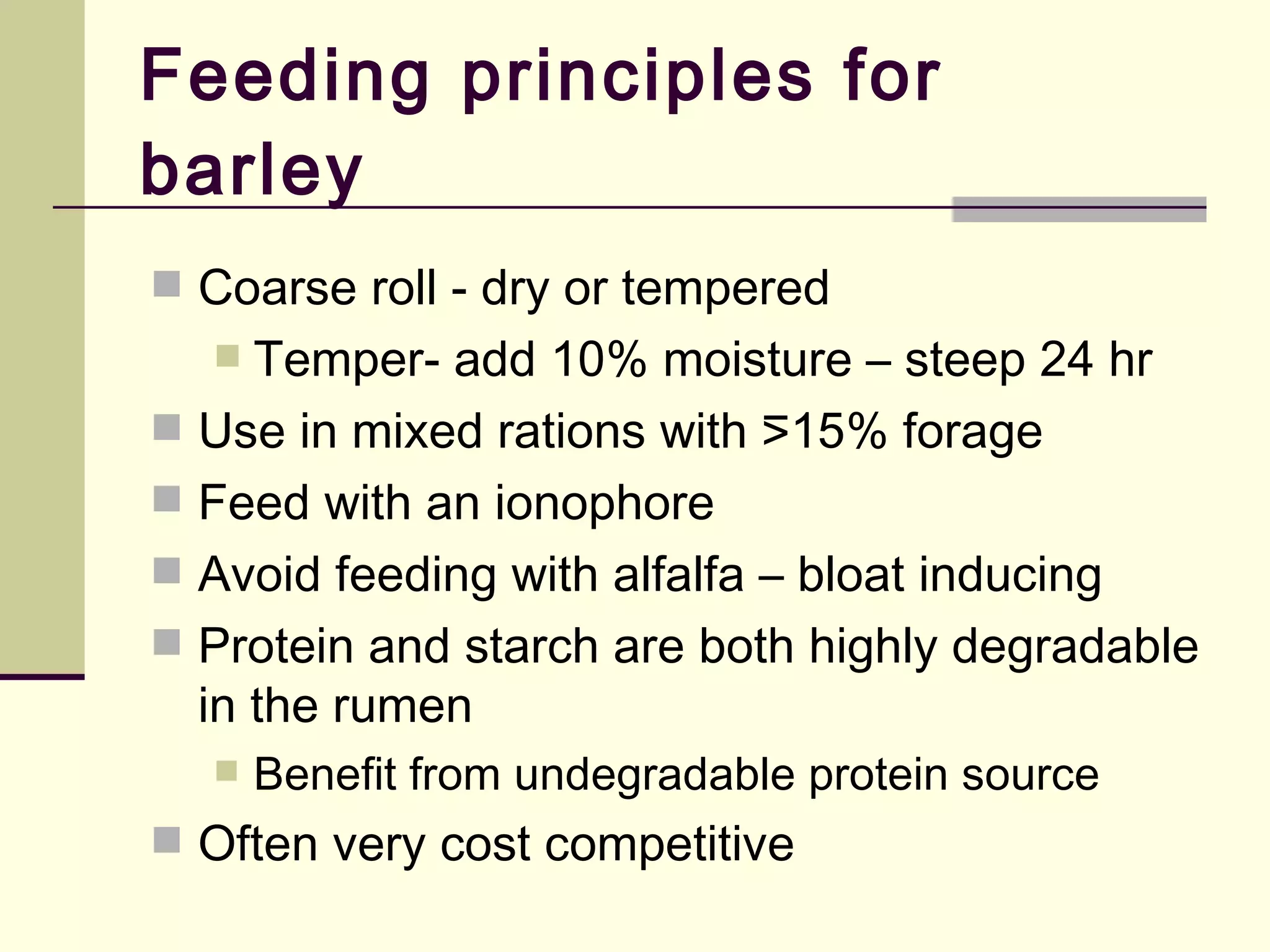 Feeds, Nutrients and Animal Requirements | PPT