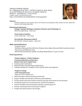 Ver Narciso Taguig City Philippines Resume.pdf