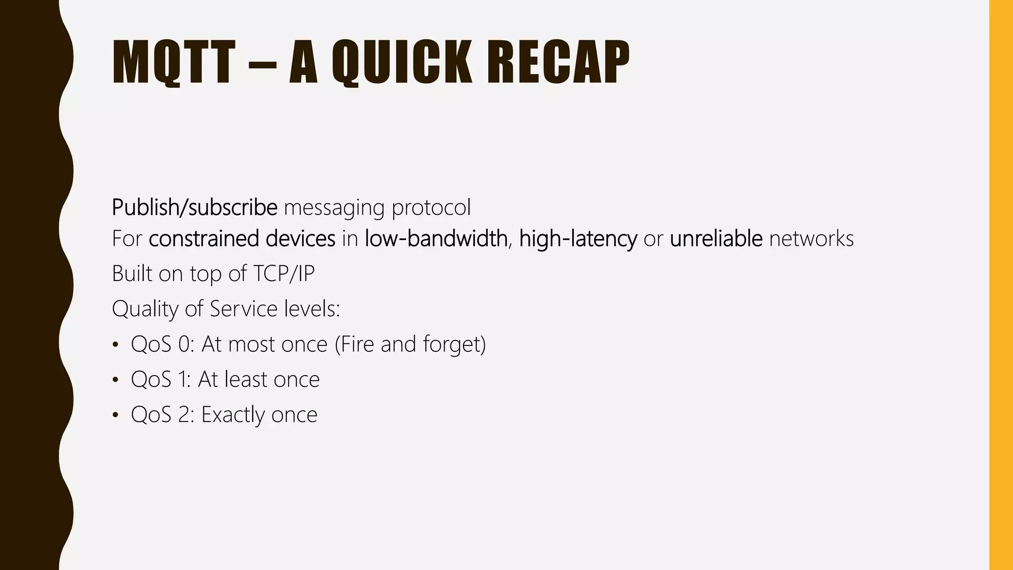 VerneMQ - Distributed MQTT Broker | PPTX