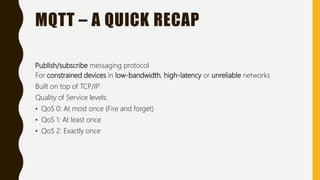VerneMQ - Distributed MQTT Broker | PPT