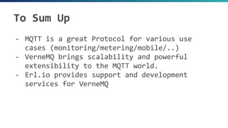 Verne mq @ paris erlang user group | PPT