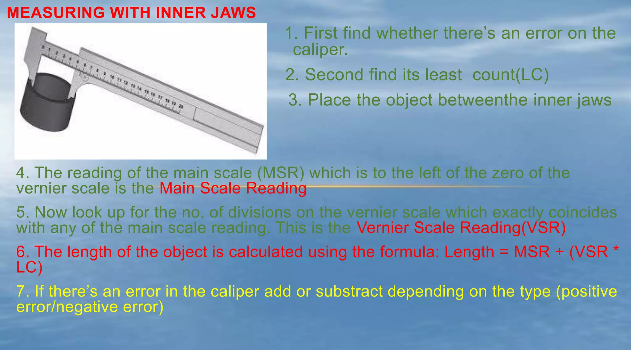 Vernier caliper | PPTX
