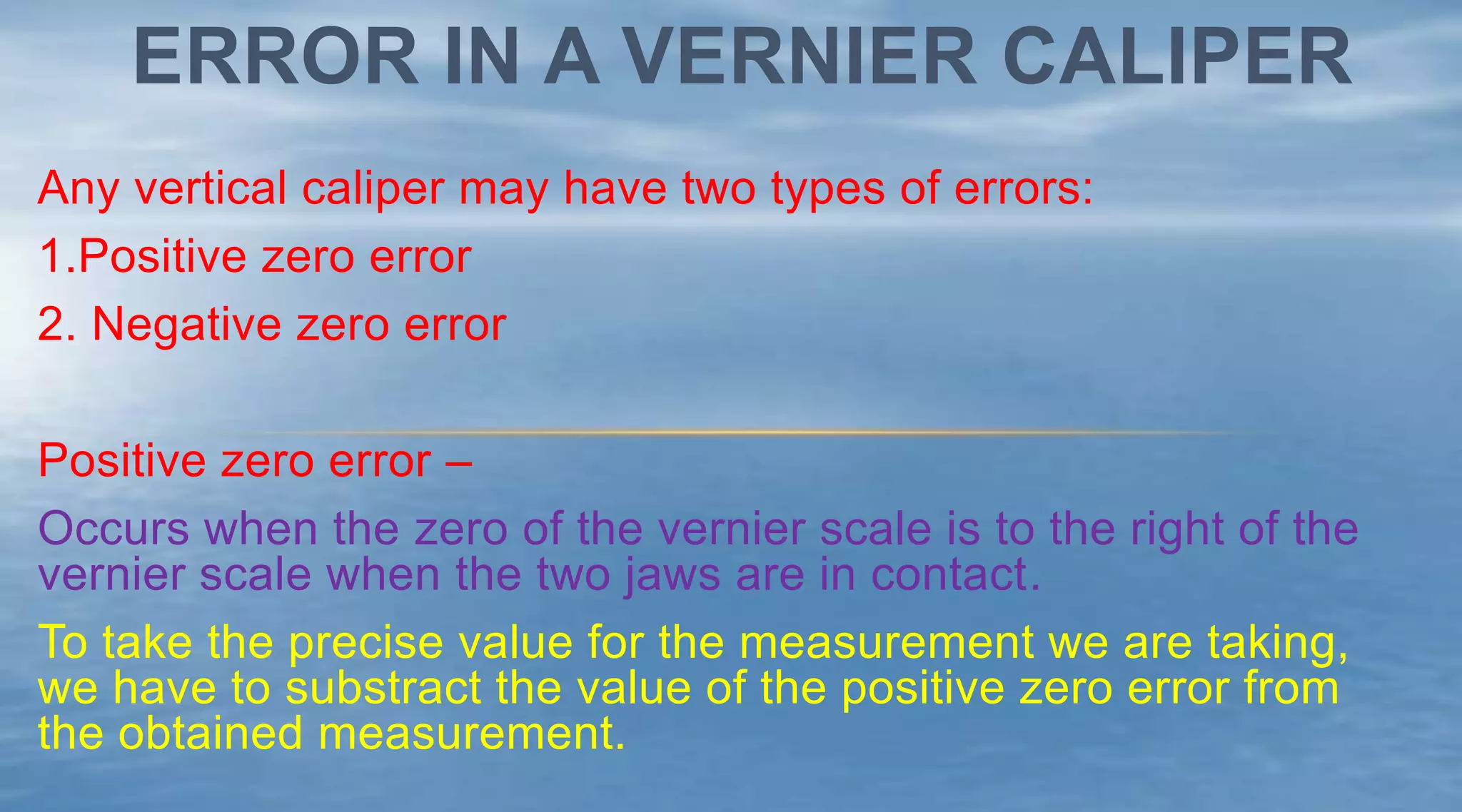 Vernier caliper | PPTX