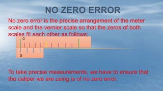 Vernier caliper | PPTX