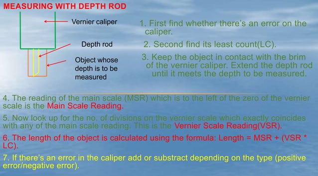 Vernier caliper | PPTX | Physics | Science
