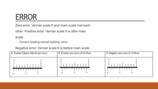 Vernier caliper | PPTX