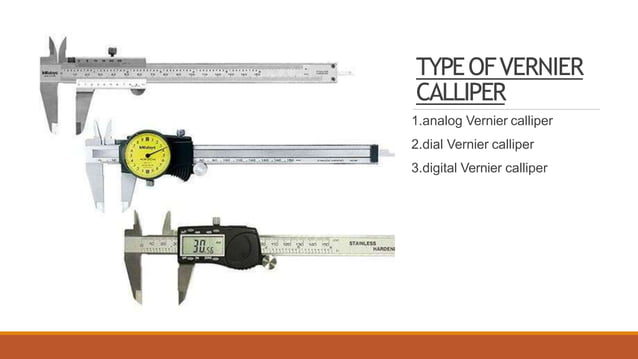 Vernier caliper | PPT