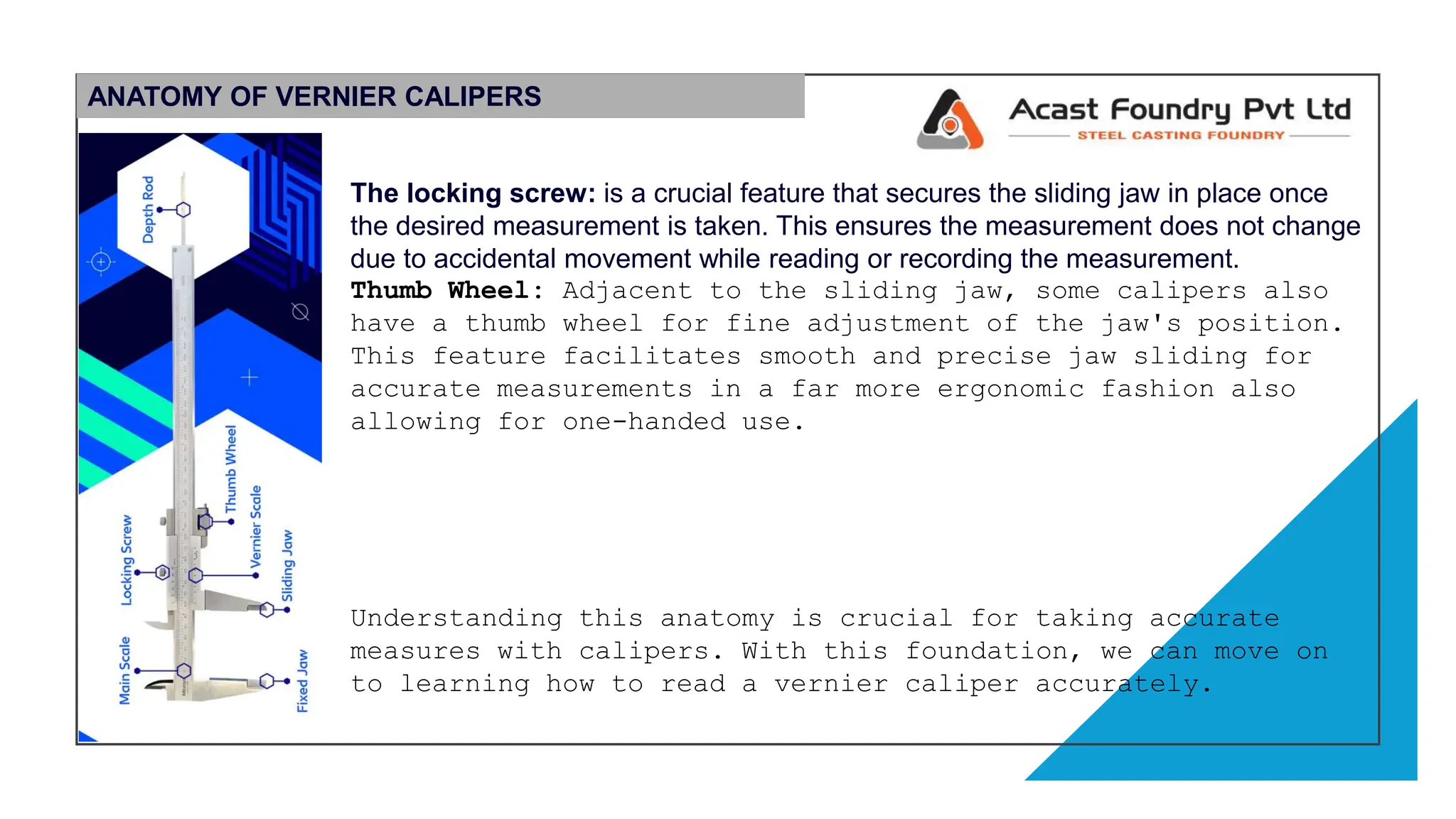 MECHANICAL VERNIER CALIPER OPERTIVE INSTRUCTIONS | PPTX
