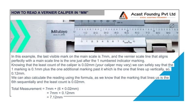 MECHANICAL VERNIER CALIPER OPERTIVE INSTRUCTIONS | PPT
