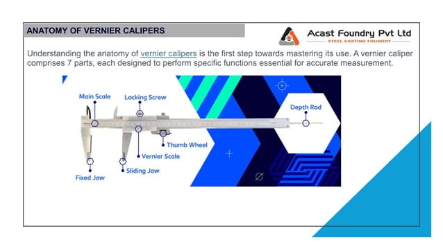 MECHANICAL VERNIER CALIPER OPERTIVE INSTRUCTIONS | PPT