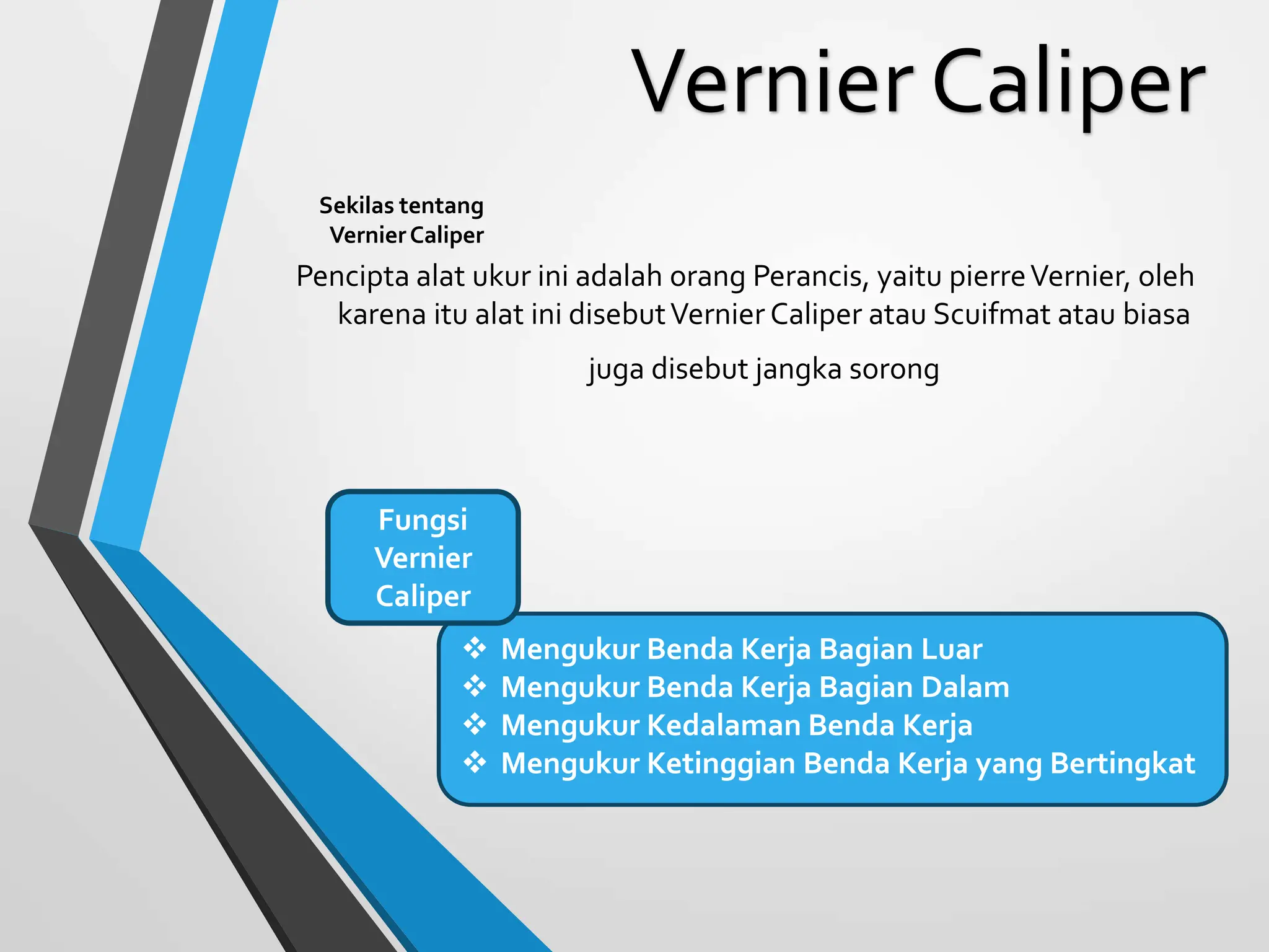 materi dasar vernier caliper kelas x teknik otomotif | PPT