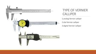 Vernier calliper | PPTX