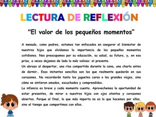 Diapositivas para reunión con padres de familia preescolar | PPTX