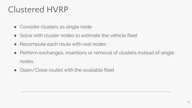 Verolog 2019 : Multiple solving approaches applied to the Heterogeneous Vehicle Routing Problem ...