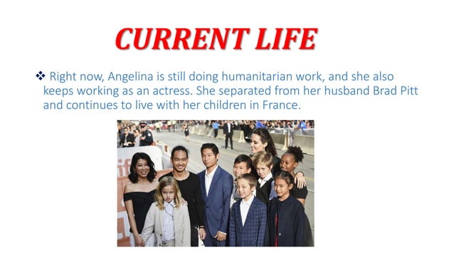 Angelina Jolie - Veronica e Andrea Teiga, 4º A | PPT | Free Download