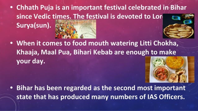 Presentation on Bihar. | PDF