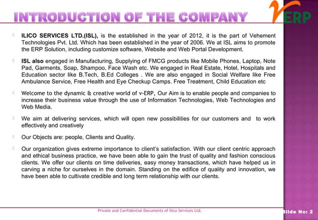 V erp ilico_final | PPT