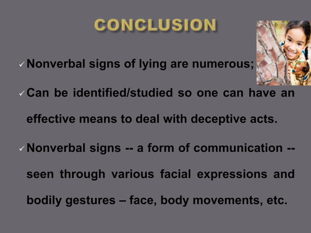 Verp Non Verbal Lying Ppt1 | PPT