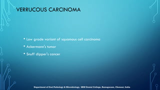 Verruocus Carcinoma - Clinical and histopathological features | PDF