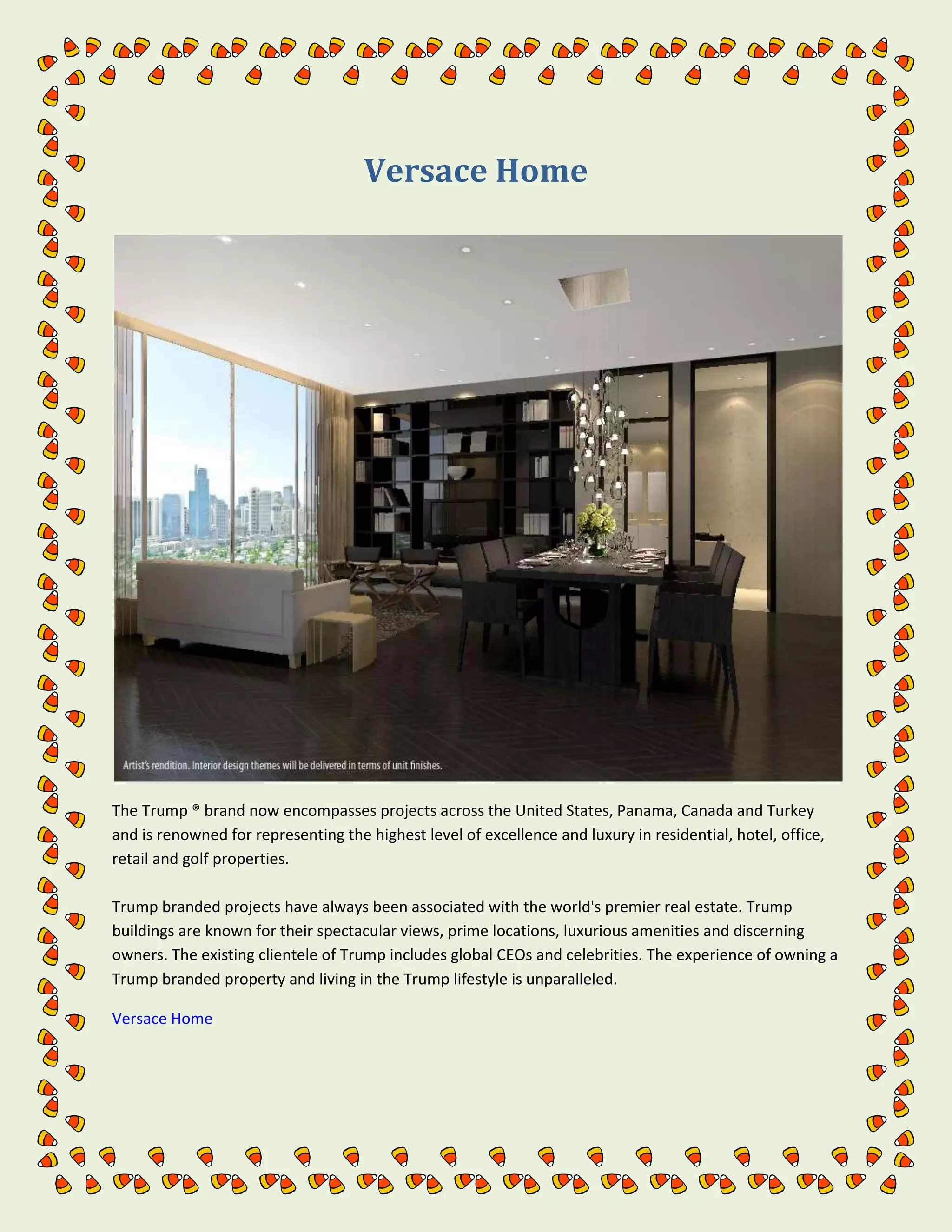 Versace home | DOCX