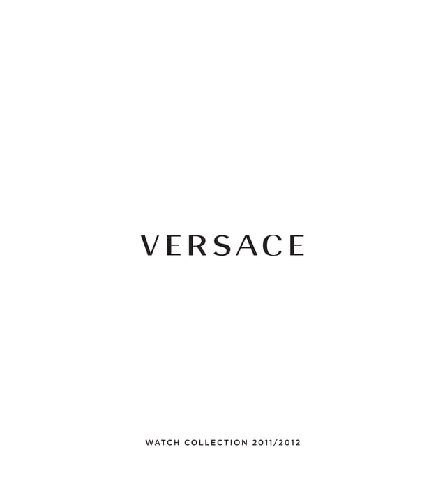 Versace watches | PDF
