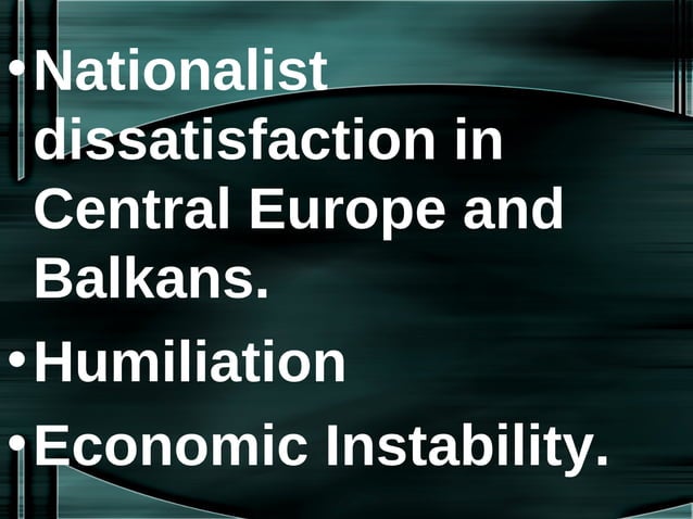 Versailles Peace System | PPT