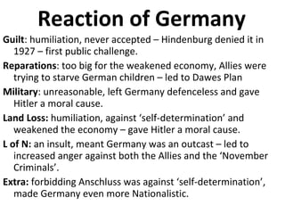 Treaty of Versailles Revision | PPT