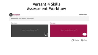 Versant 4 Skills - For candidates.pptx