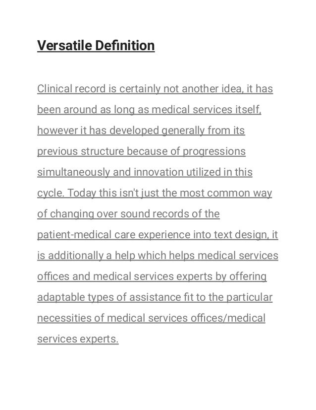 Versatile definition | PDF