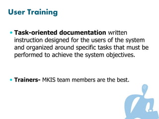 MKIS Planning and Implementation Stages | PPTX