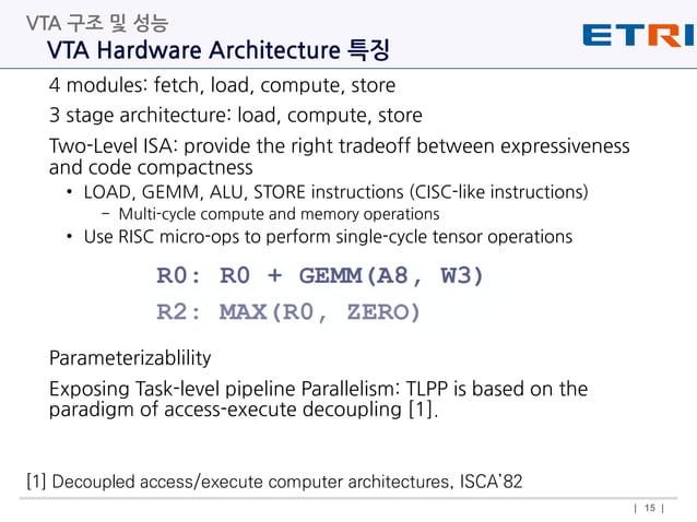 Versatile Tensor Accelerator Vta Introduction And Usage Ppt