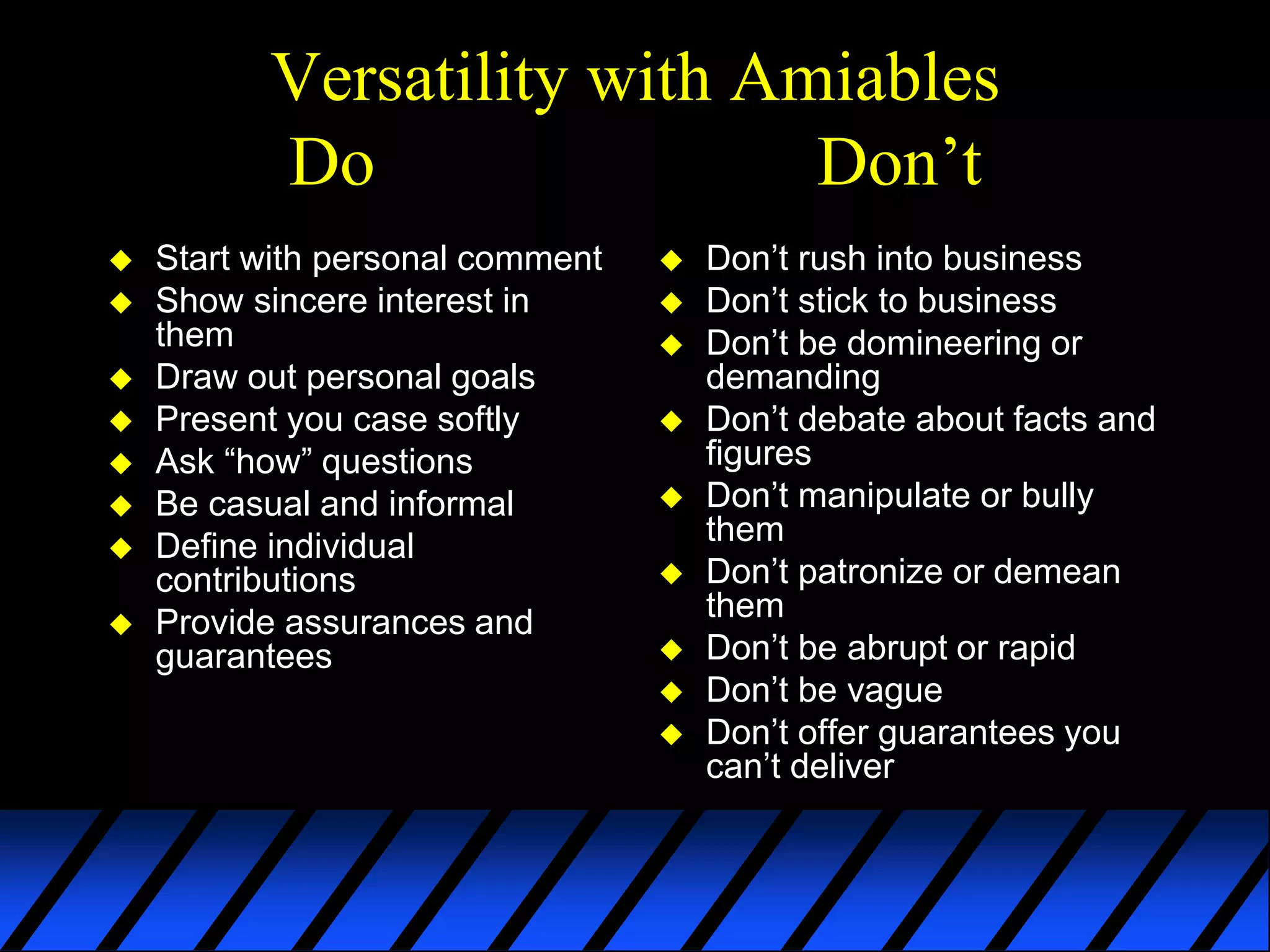 Harvey Robbins - Versatility | PPT