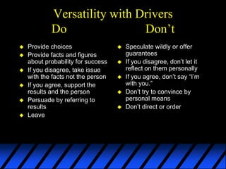 Harvey Robbins - Versatility | PPT