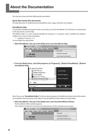 Versaworks manual | PDF