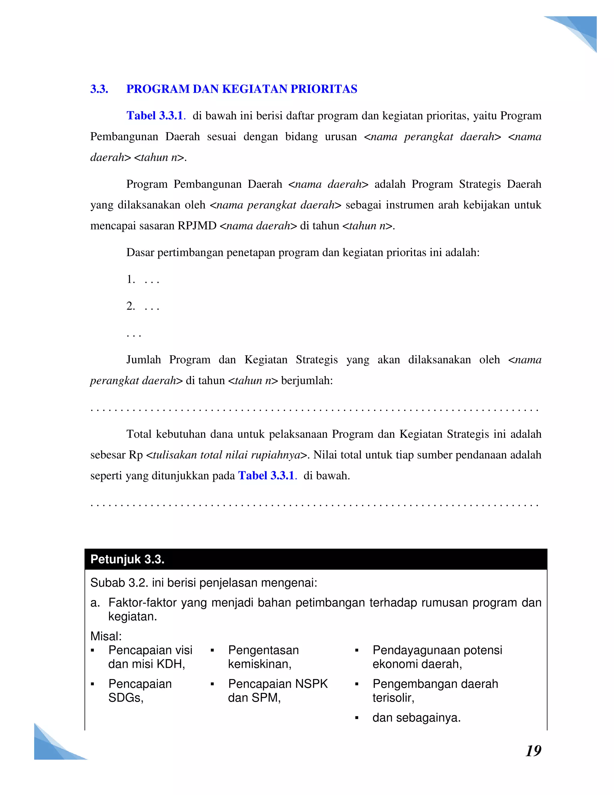 Versi 2 Sekelumit Panduan Ringkas Penyusunan Renja Perangkat Daerah ...