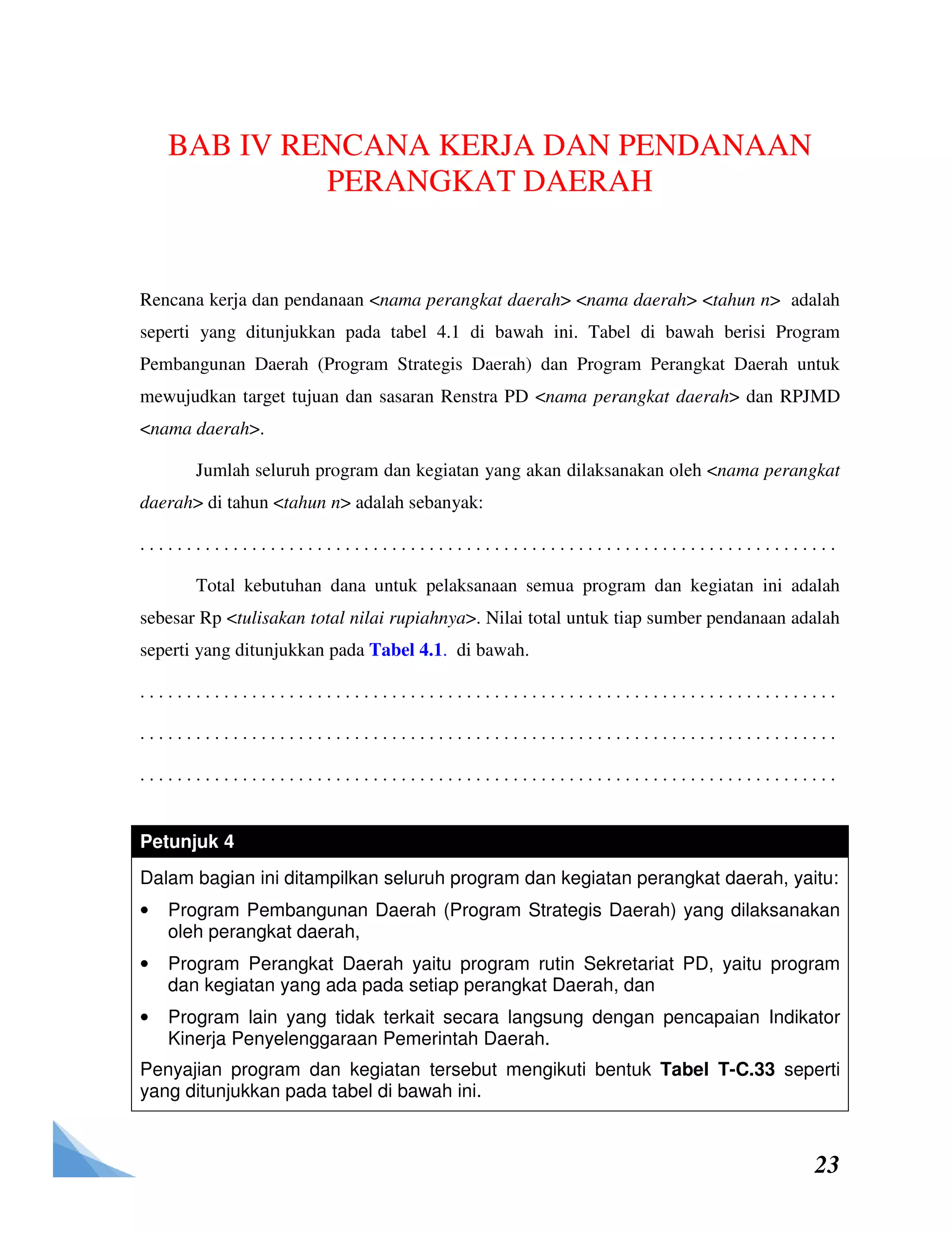 Versi 2 Sekelumit Panduan Ringkas Penyusunan Renja Perangkat Daerah ...