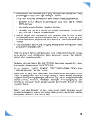 Versi 2 Sekelumit Panduan Ringkas Penyusunan Renja Perangkat Daerah menurut Permendagri 86 Tahun ...