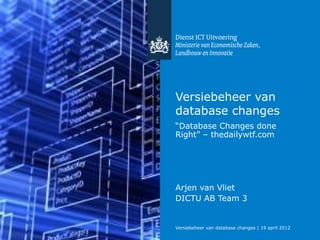 Versiebeheer van database changes | PPT | Databases | Computer Software ...