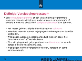 Versiebeheer van database changes | PPT | Databases | Computer Software ...