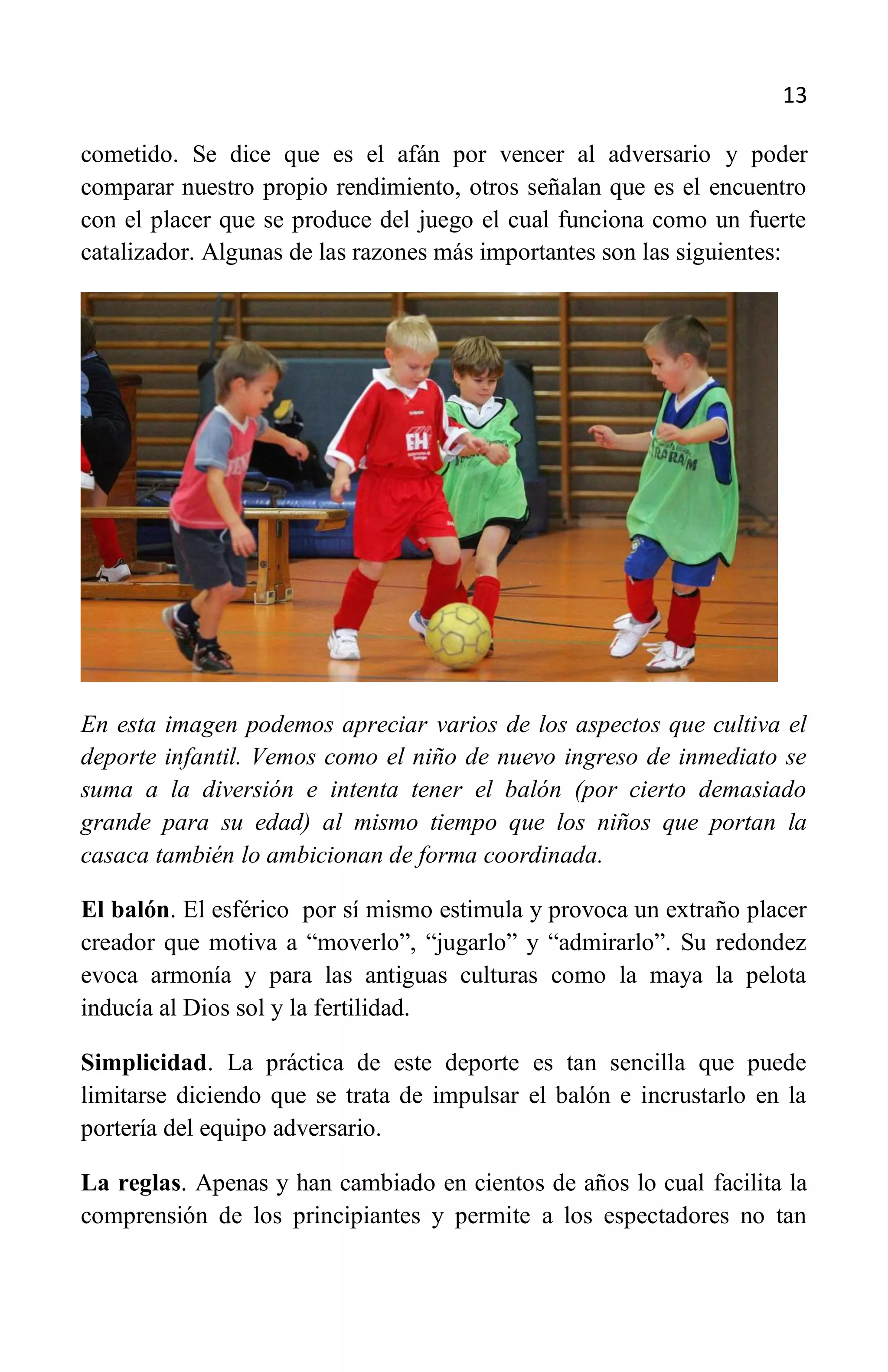 Versión incompleta libro Pedagogía del Fútbol Infantil escrito por el ...