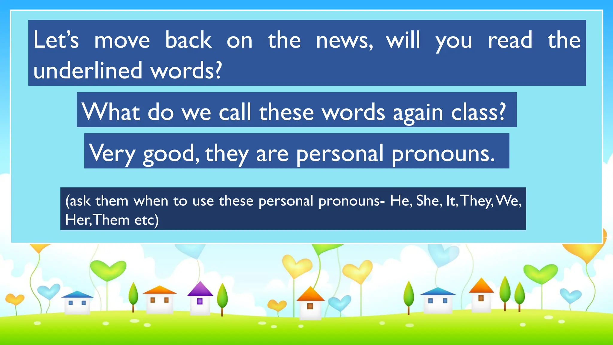 engish 4 cot in english identifying pronouns | PPTX