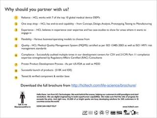 HCL Medical Device Practice | PDF