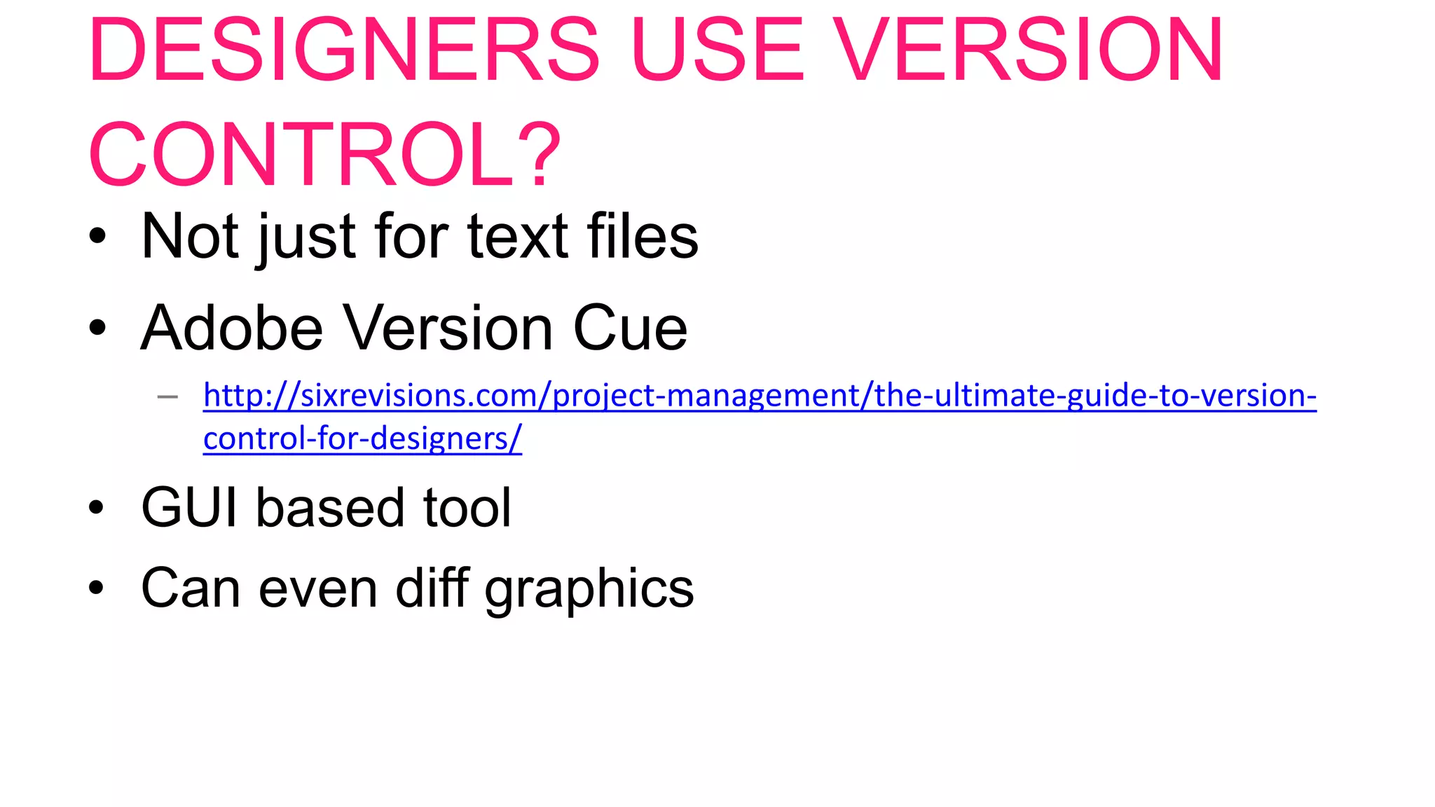 Version control | PPTX