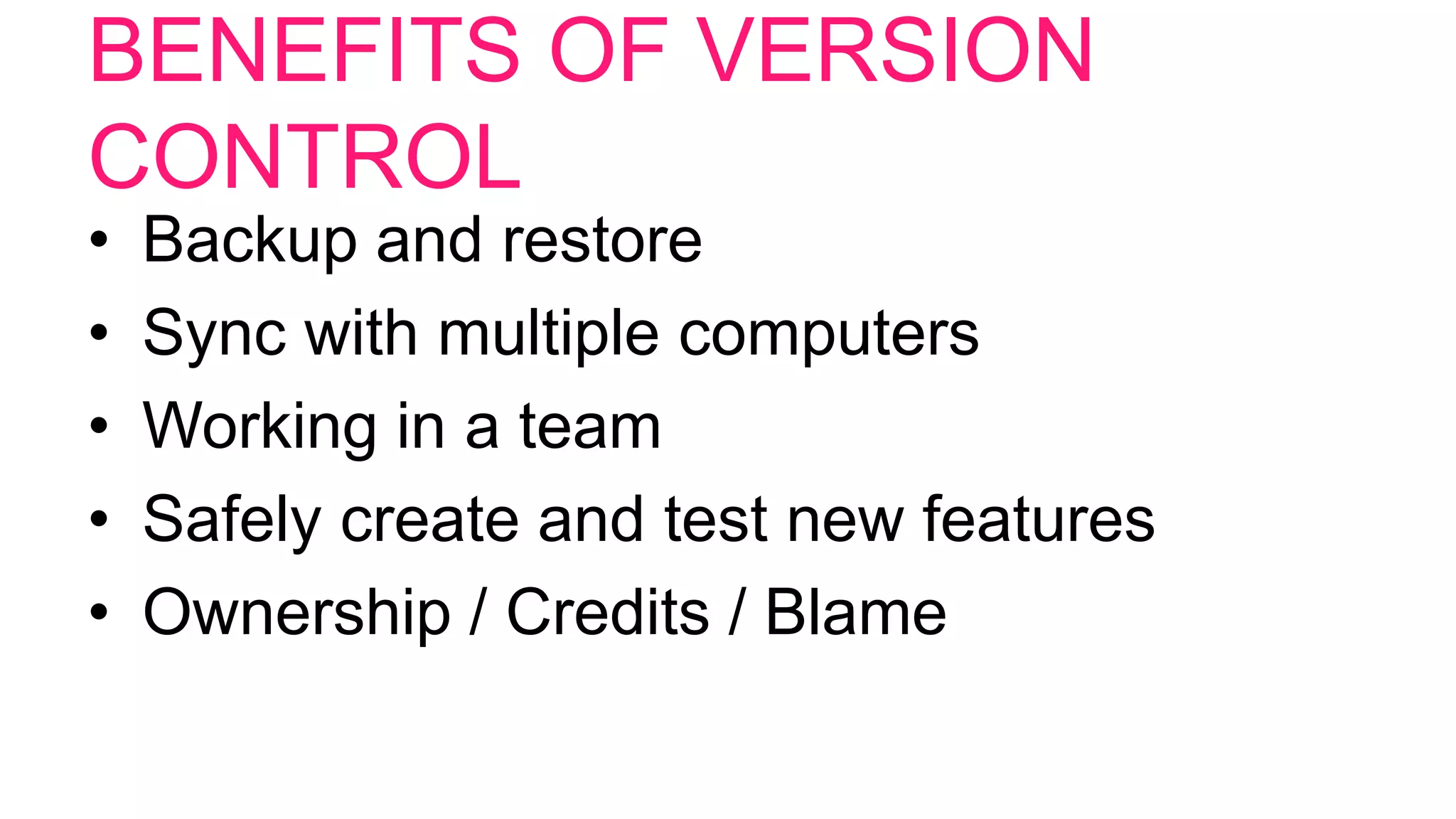 Version control | PPTX