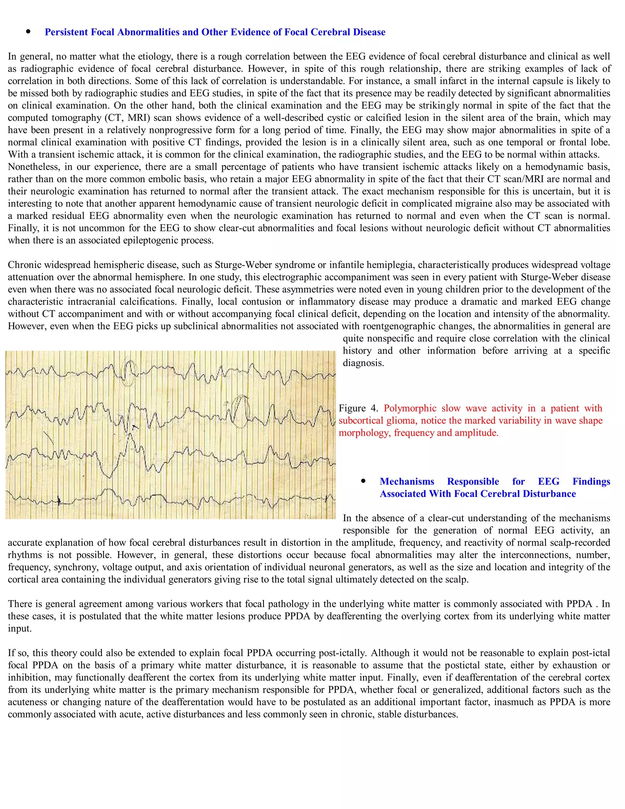 Issues In Brainmapping Nonspecific Eeg Patterns Pdf
