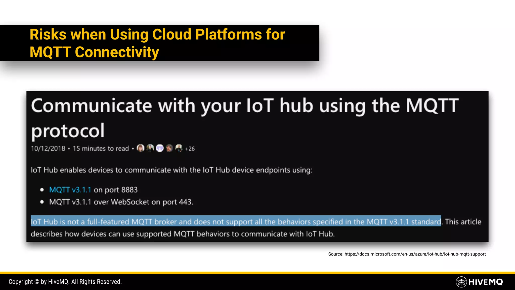 MQTT AS A KEY TECHNOLOGY FOR INDUSTRY 4.0 & IIoT | PDF