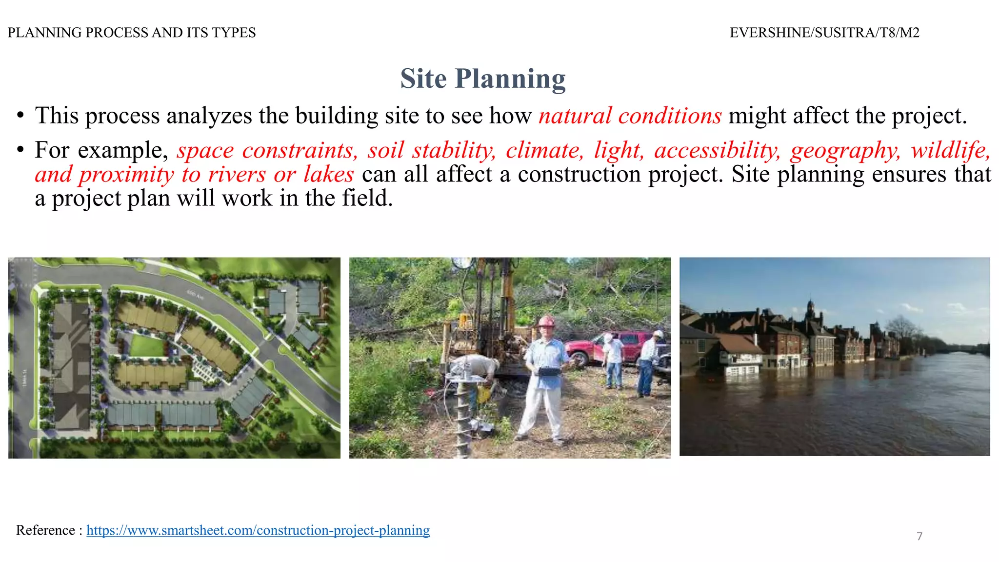 Construction Planning | PPTX