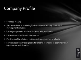 Version 3 V2 Insight Executive Search Presentation | PPT